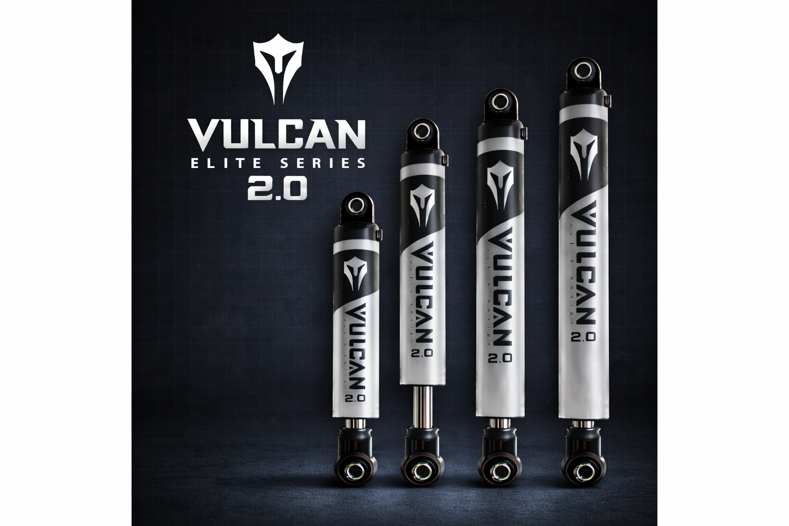 Vulcan Elite Mono-Tube 2.0 aluminum Body Shocks – airslamit