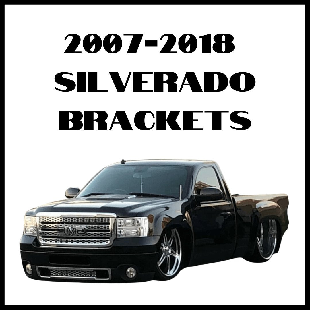 2007-2018 Chevy Silverado Truck (NNBS) Air Ride Suspension Brackets ...