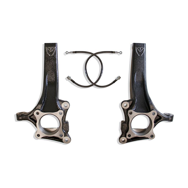 MaxTrac 703440 4" Lift Spindles Fits 2009–2014 Ford F150 2WD w/Brake L ...