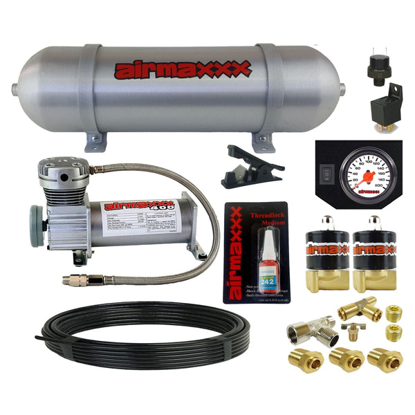 airmaxxx Tow Assist In-Cab Control Kit w/Compressor Valve & Aluminum T ...